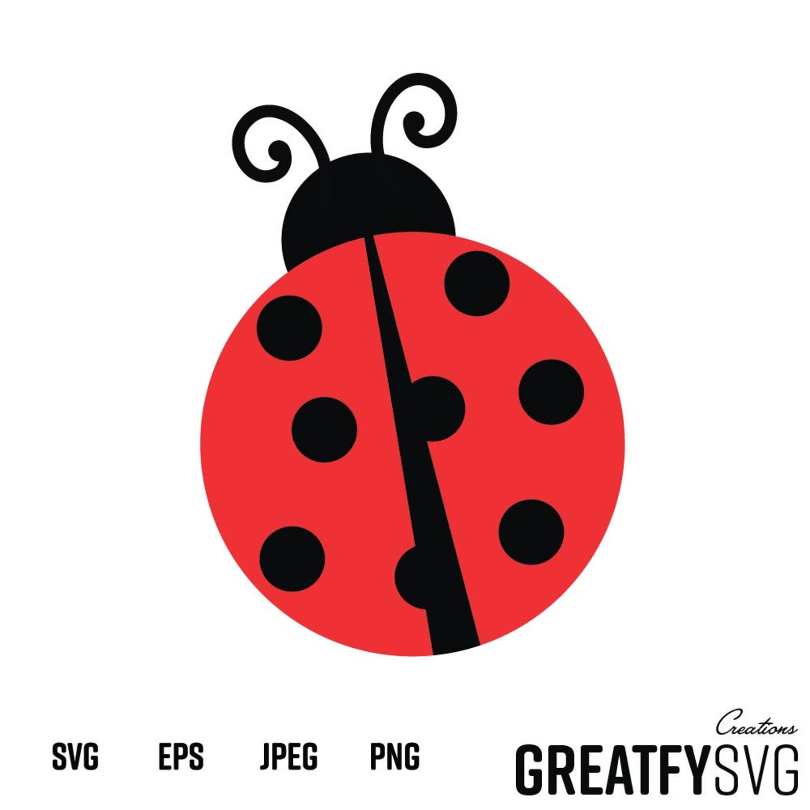 Ladybug Svg Ladybird SVG SVG Ladybug Clipart Bug Svg Good - Etsy