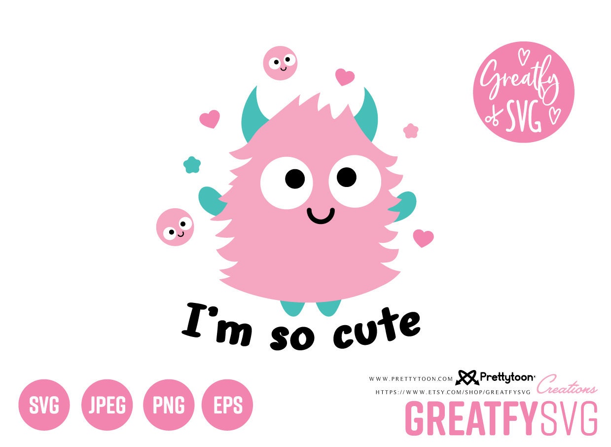 Svg Monster SVG Monster Cut Files Cut Files SVG PNG Eps | Etsy UK