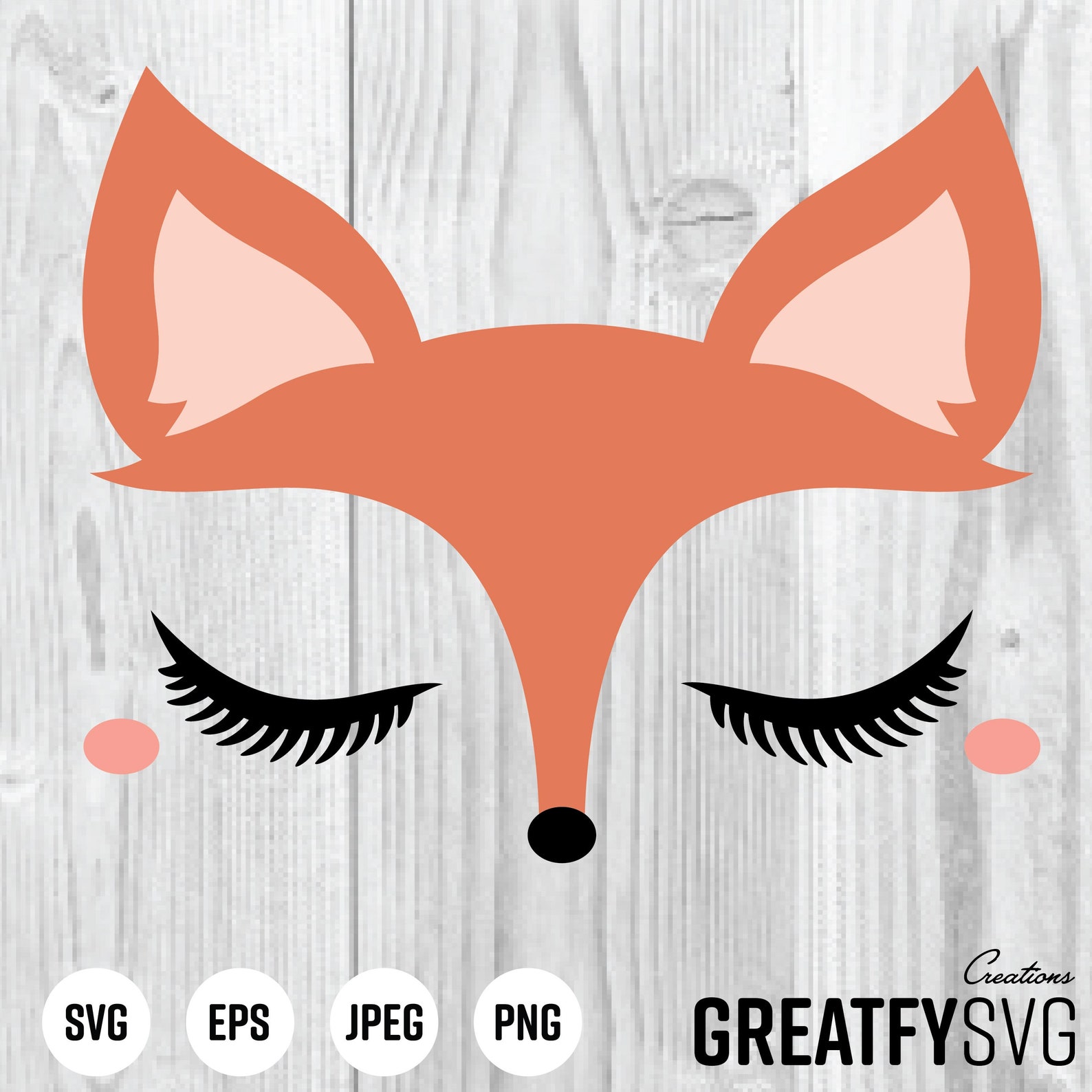 Fox SVG Fox Face SVG Fox Cut File Cut Files Cricut Cricut - Etsy