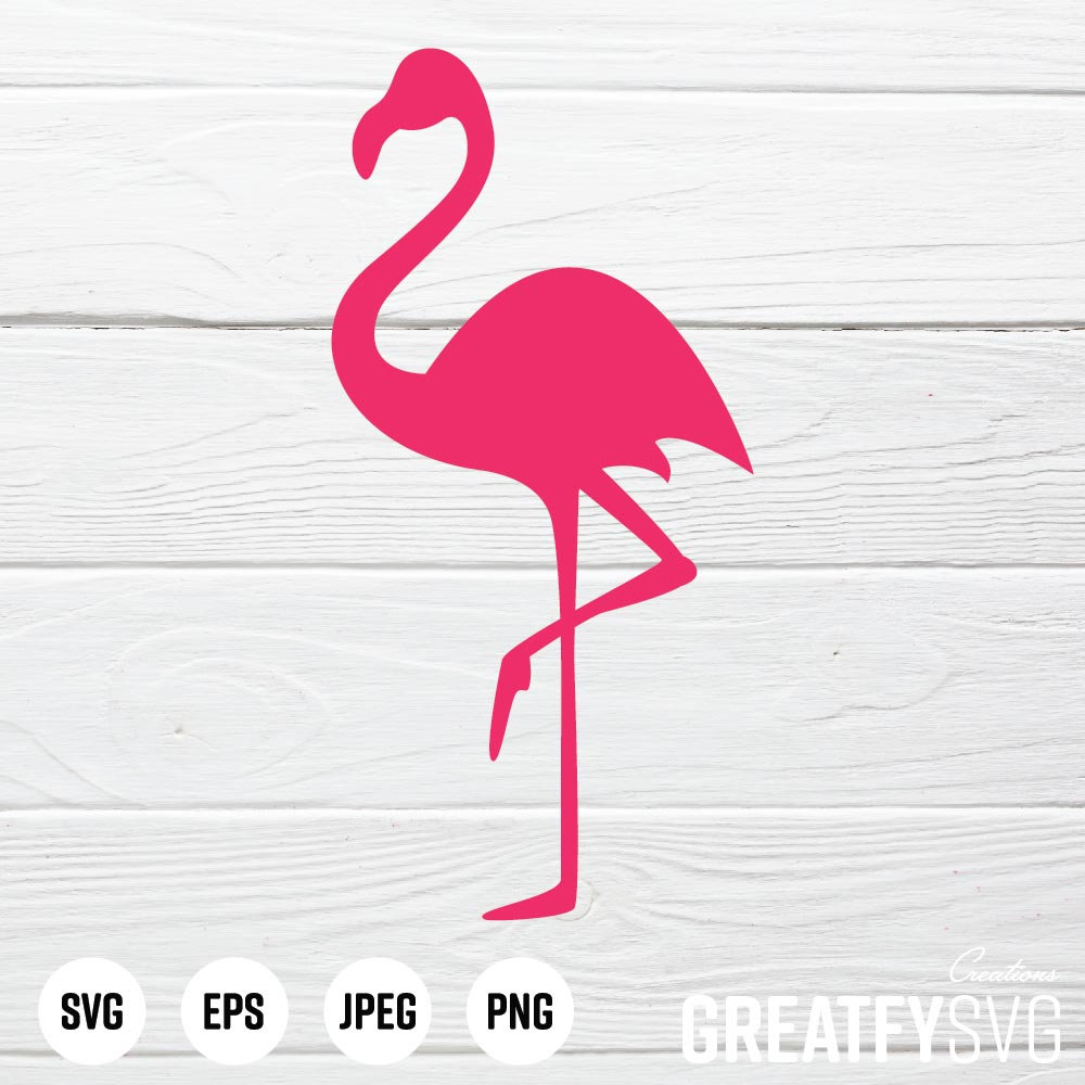 Flamingo SVG Cut File: Vector Clipart (digital Download) - Etsy