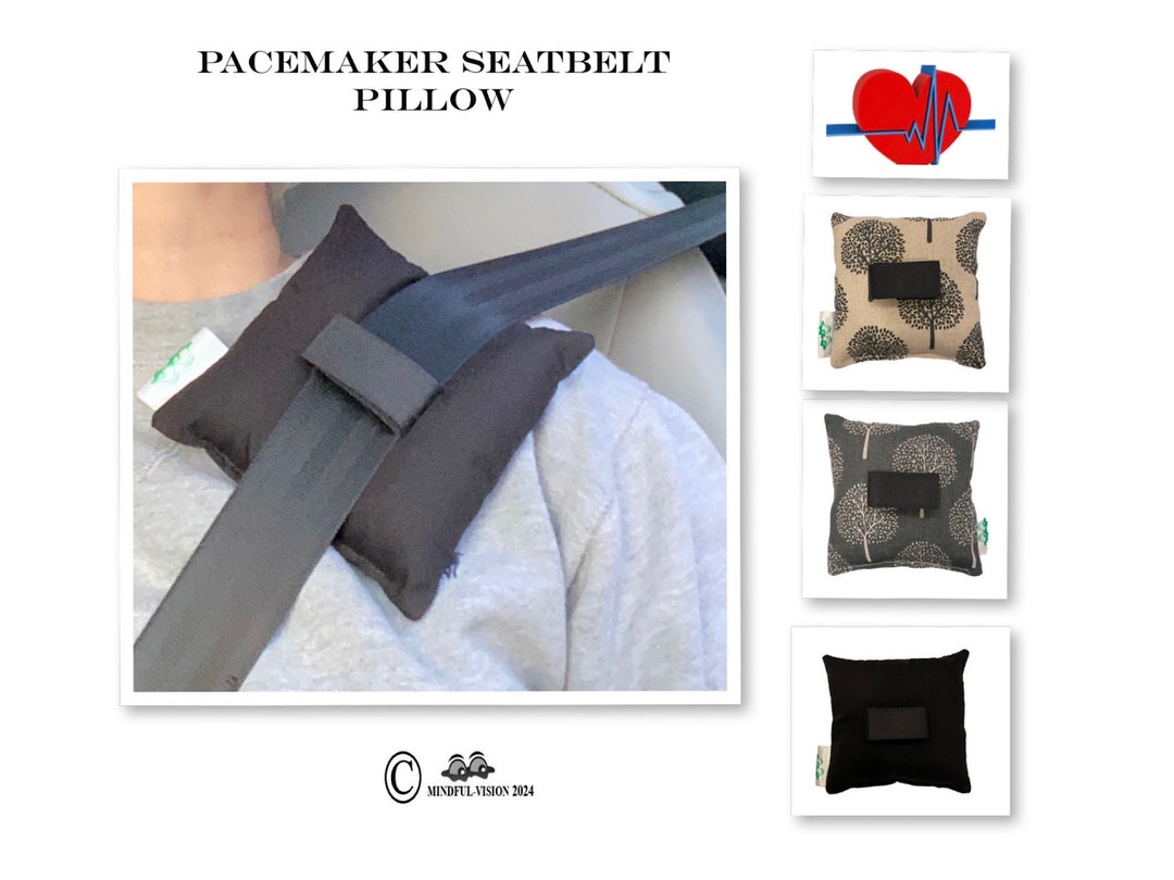 Pacemaker Square Protector Post Surgery (chemo Port) Seatbelt Cushion ...