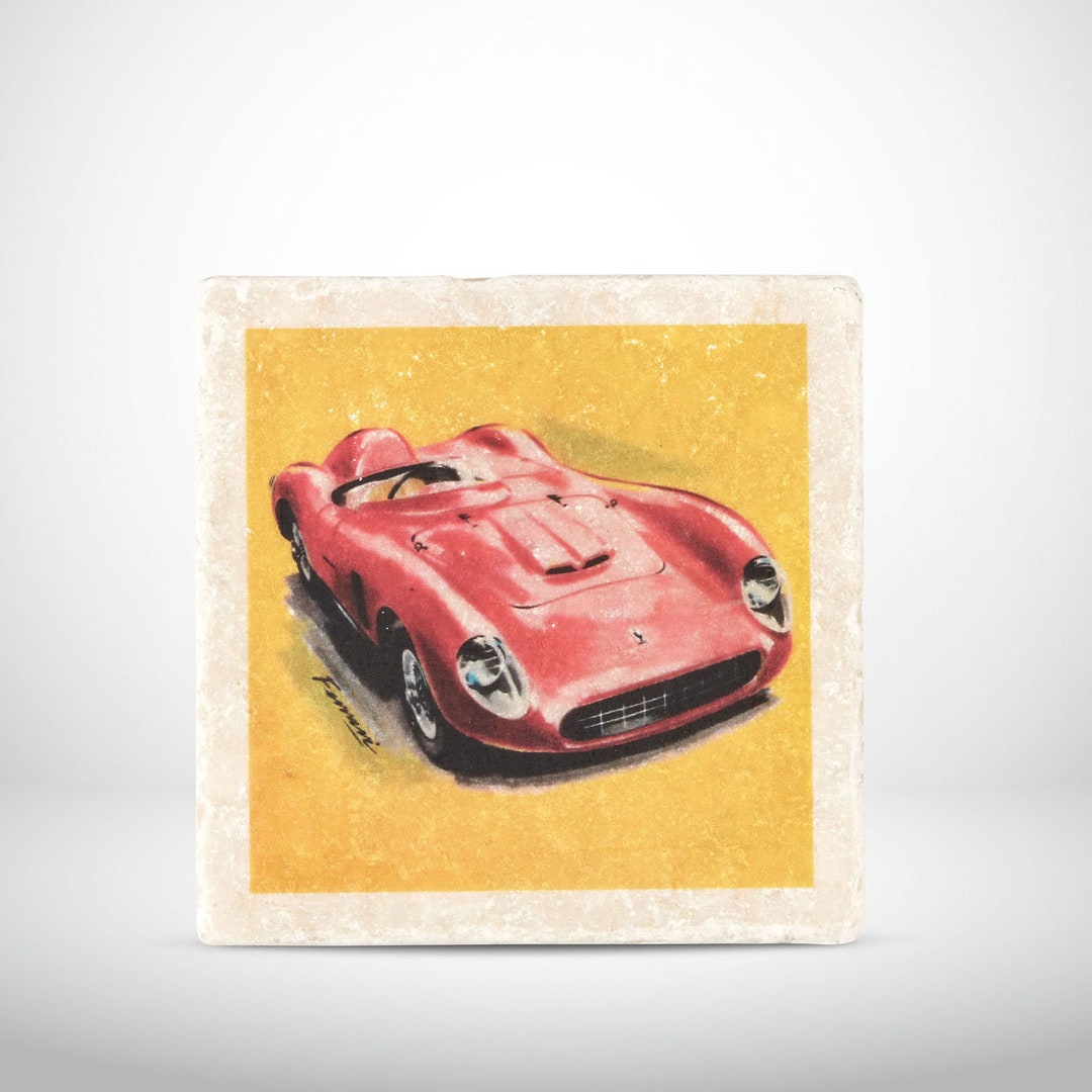 Marble Tile Car Race Ferrari - Etsy