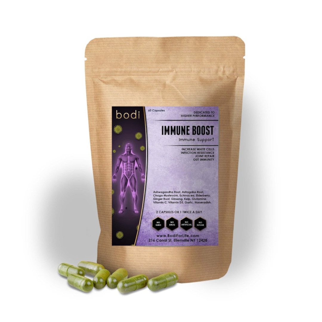 Immune Boost Capsule | 60 Capsules | 100% Pure Natural Hand Crafted - Etsy