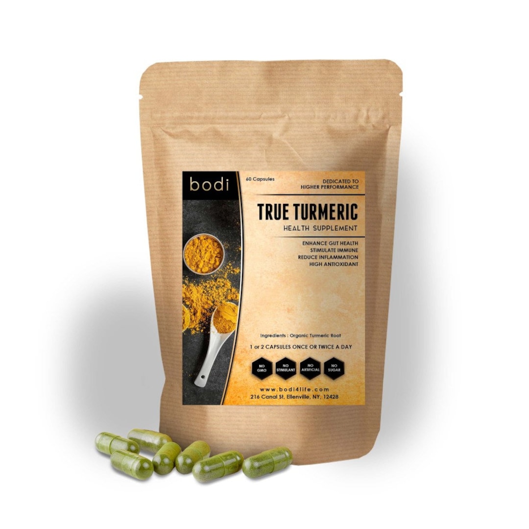 True Turmeric Capsule | 60 Capsules | 100% Pure Natural Hand Crafted - Etsy
