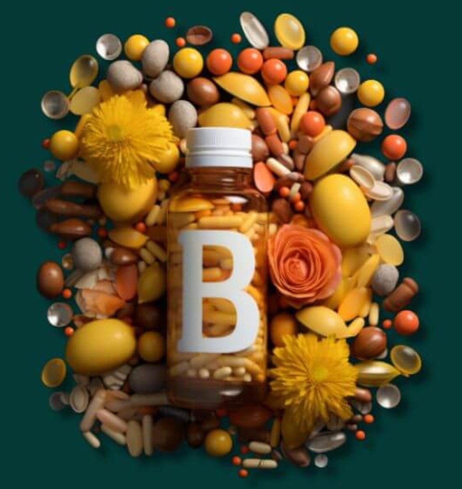 Vitamin B Complex Capsule | 60 Capsules | 100% Pure Natural Hand ...