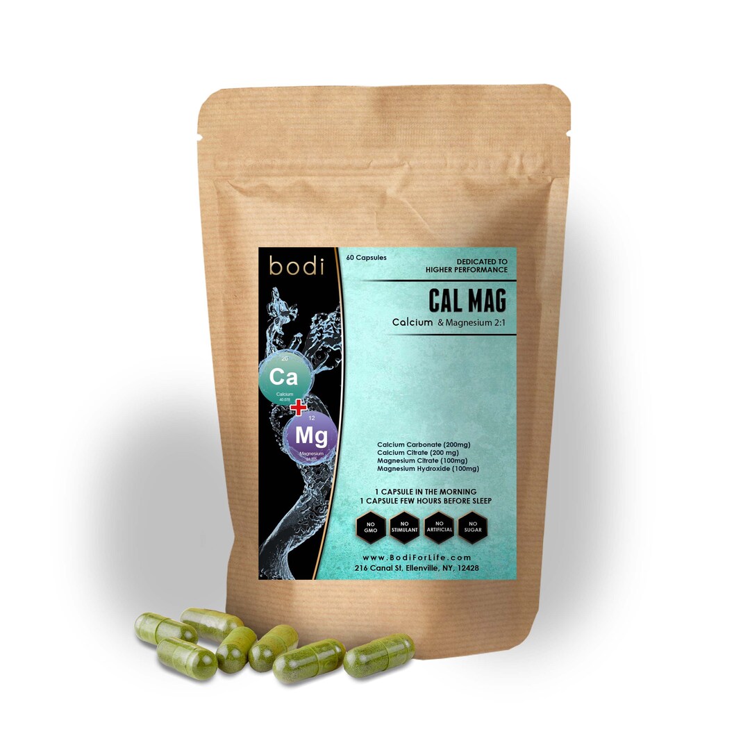 CAL MAG Capsule | Handmade Natural Ingredient - Etsy