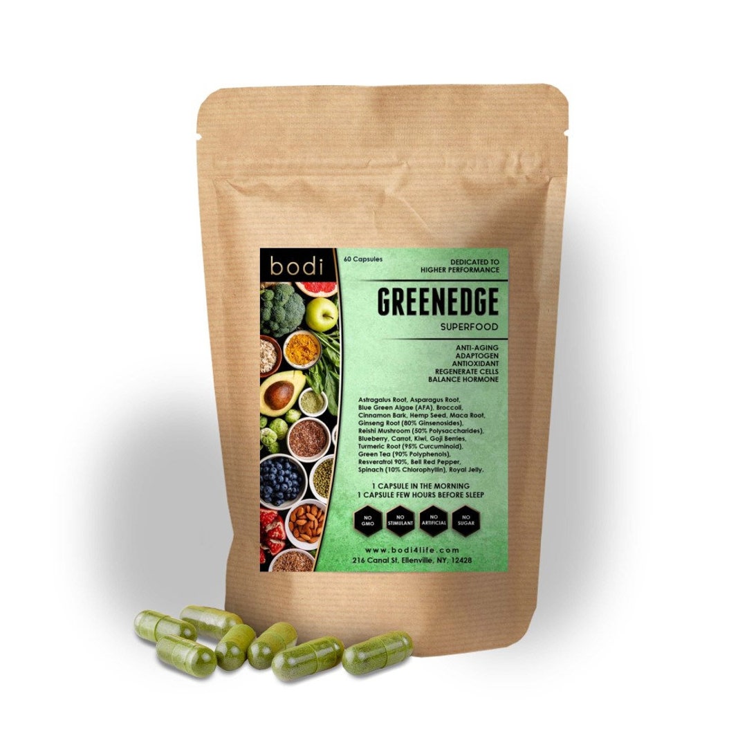 Greenedge Superfood Capsule 100% Pure Natural Hand Crafted - Etsy