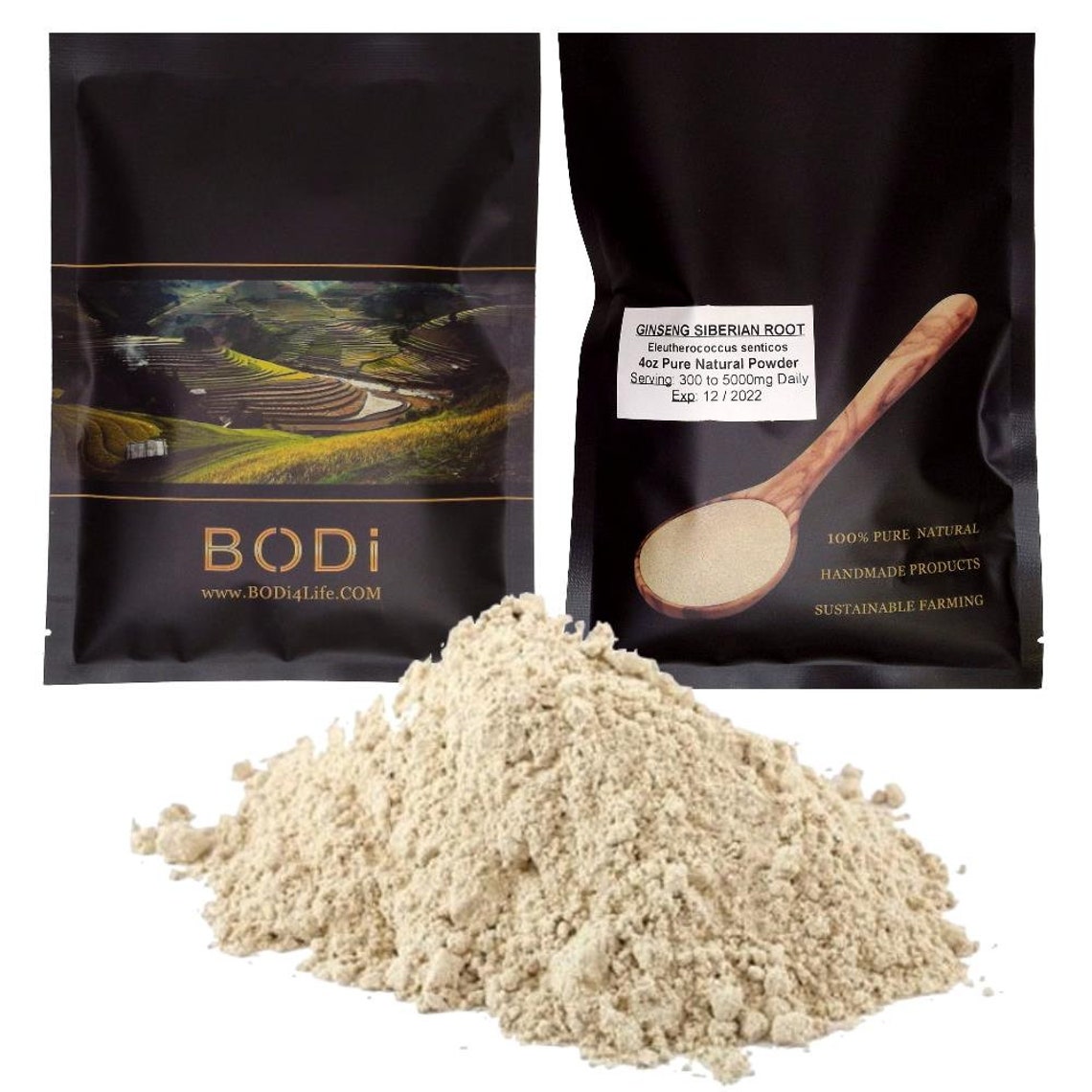 Ginseng Siberian Eleuthero Root Powder 100% Pure Natural | Etsy