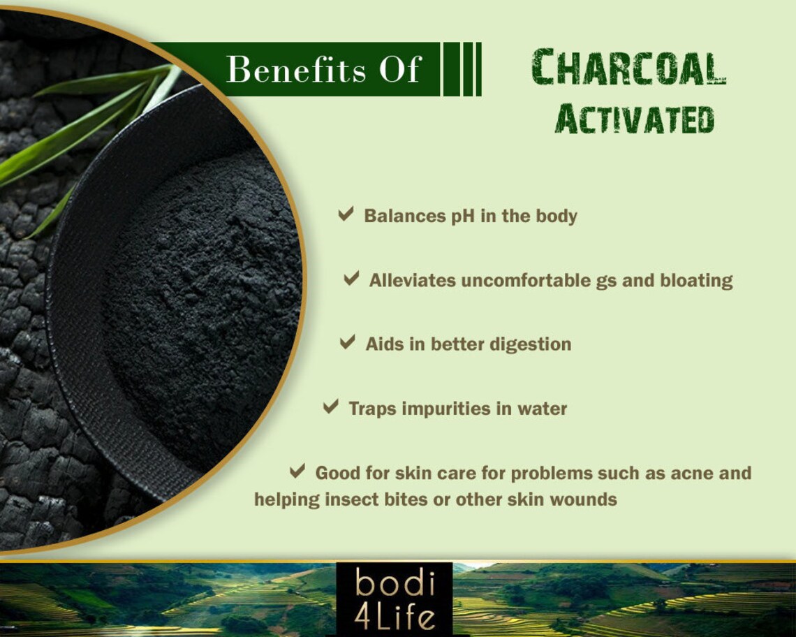 Charcoal Activated Fine Powder 4oz to 2lb Pure Natural | Etsy