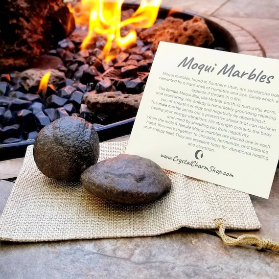 Moqui Marbles Set-of-2 Shaman Stones Moki Balls Sandstone - Etsy
