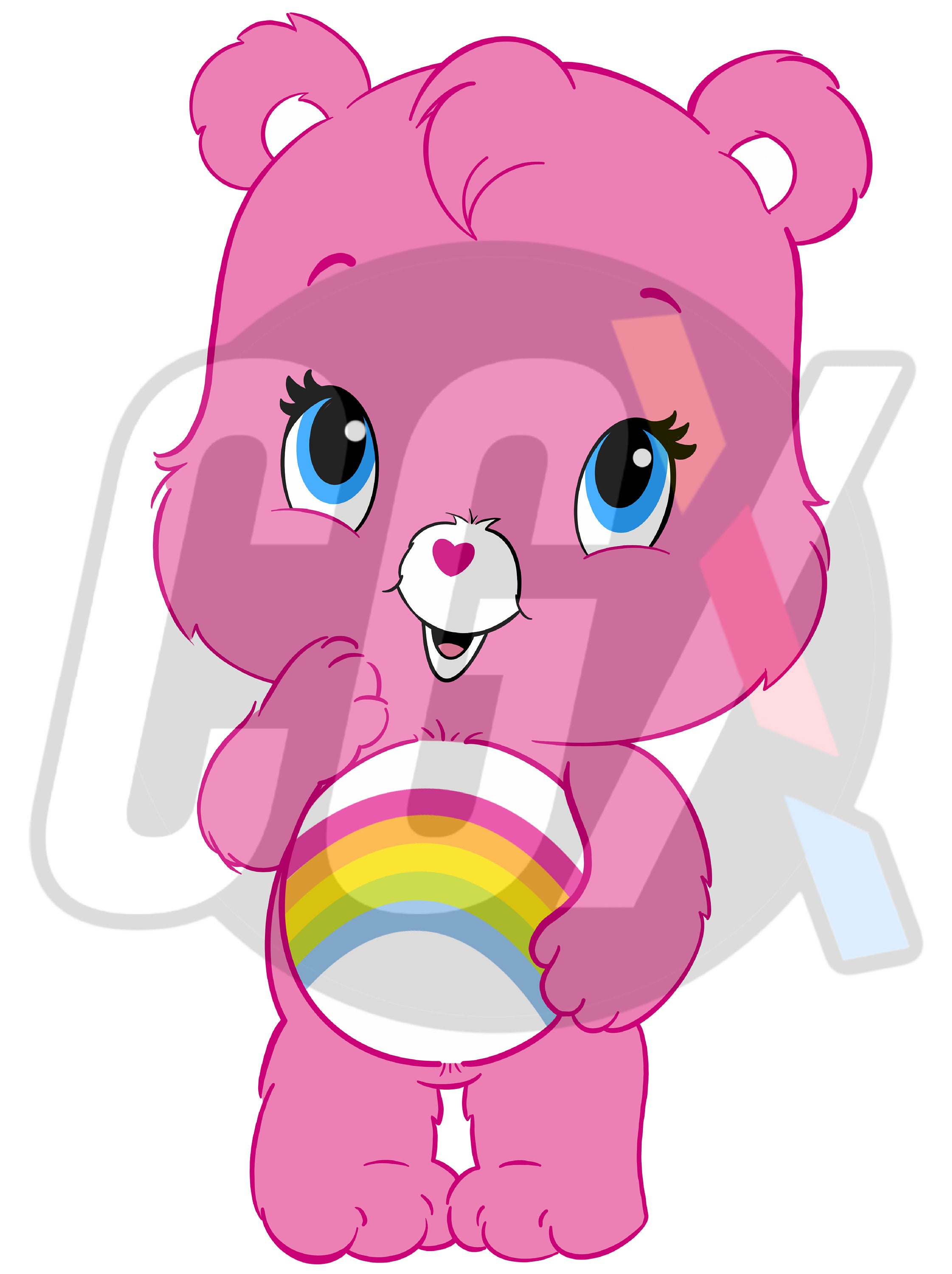 Cheer Bear, Care Bears, Care Bears SVG, Care Bears Party, Care Bears ...