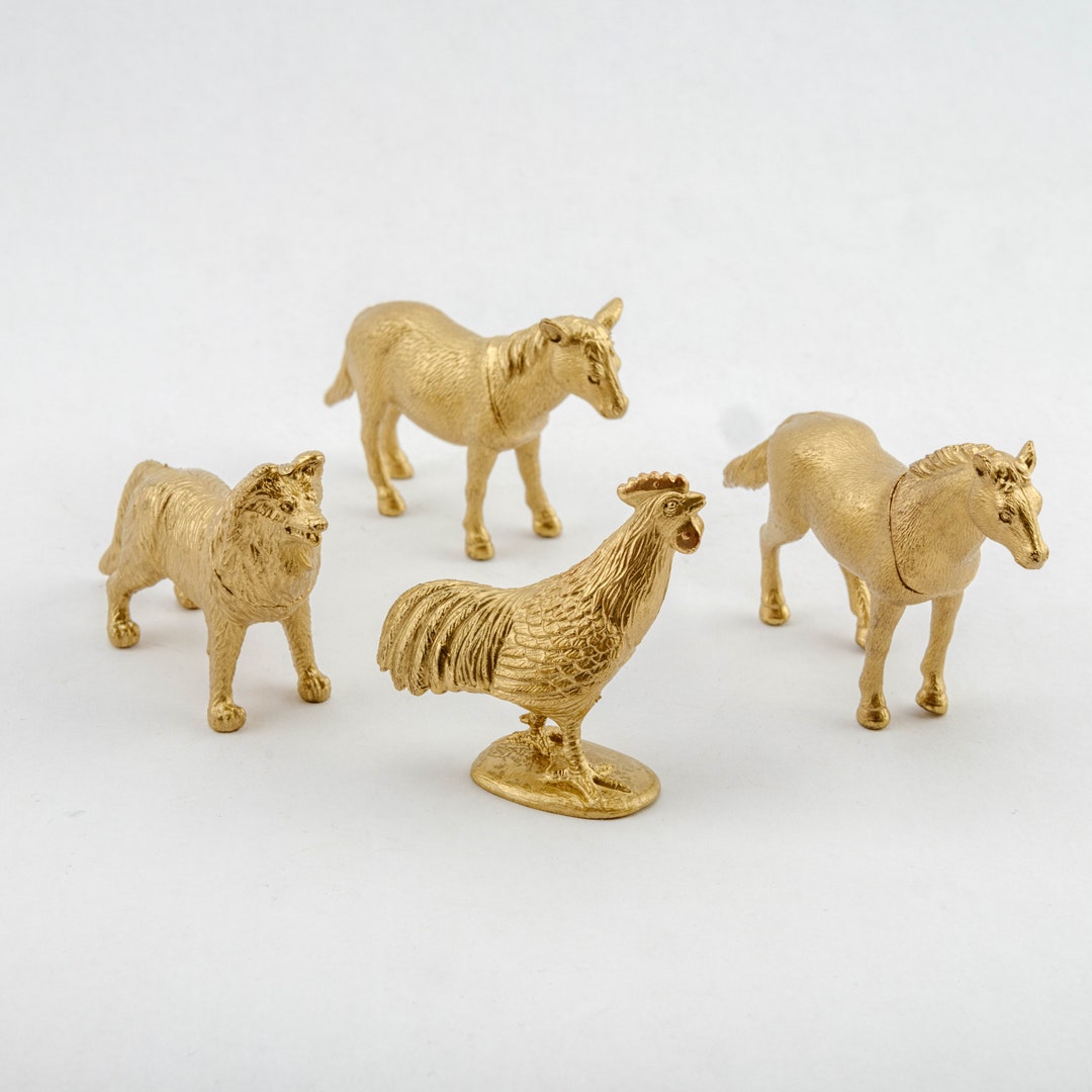 Farm Animal Drawer Knob Set of 4 - Etsy