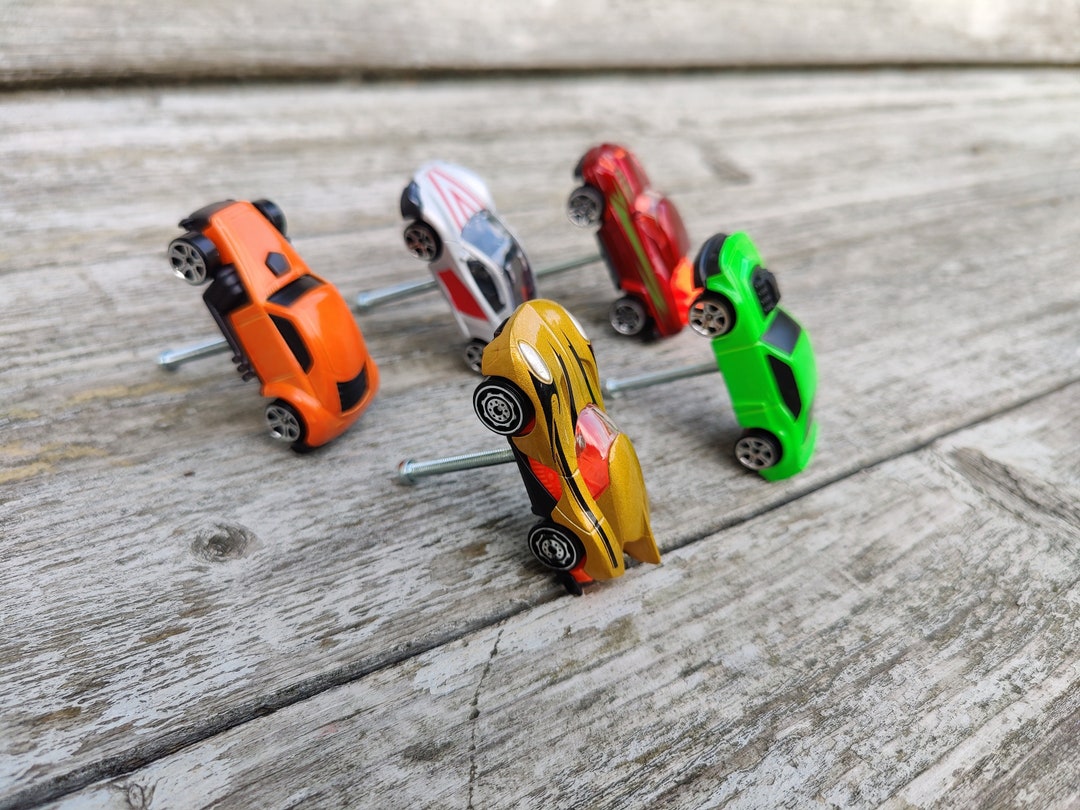 Toy Car Drawer Handle - Random Assortment Set of 4+2 - Etsy