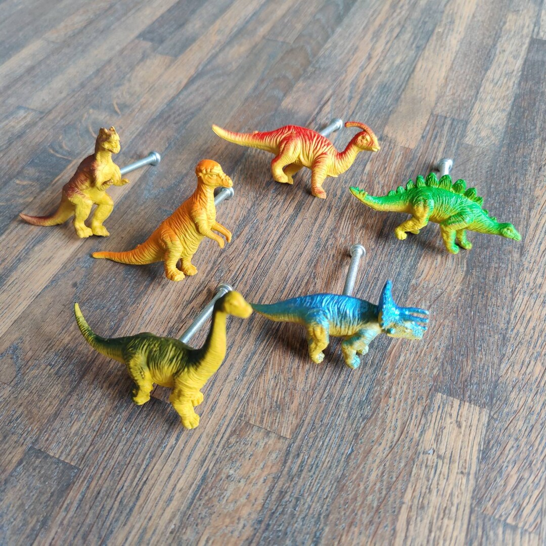 Complete Dinosaur Drawer Knob Set - Etsy