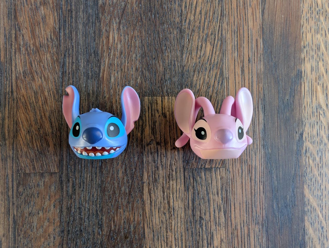 Stitch and Angel Drawer Knobs – Set of 2 | Cute Furniture Handles ...