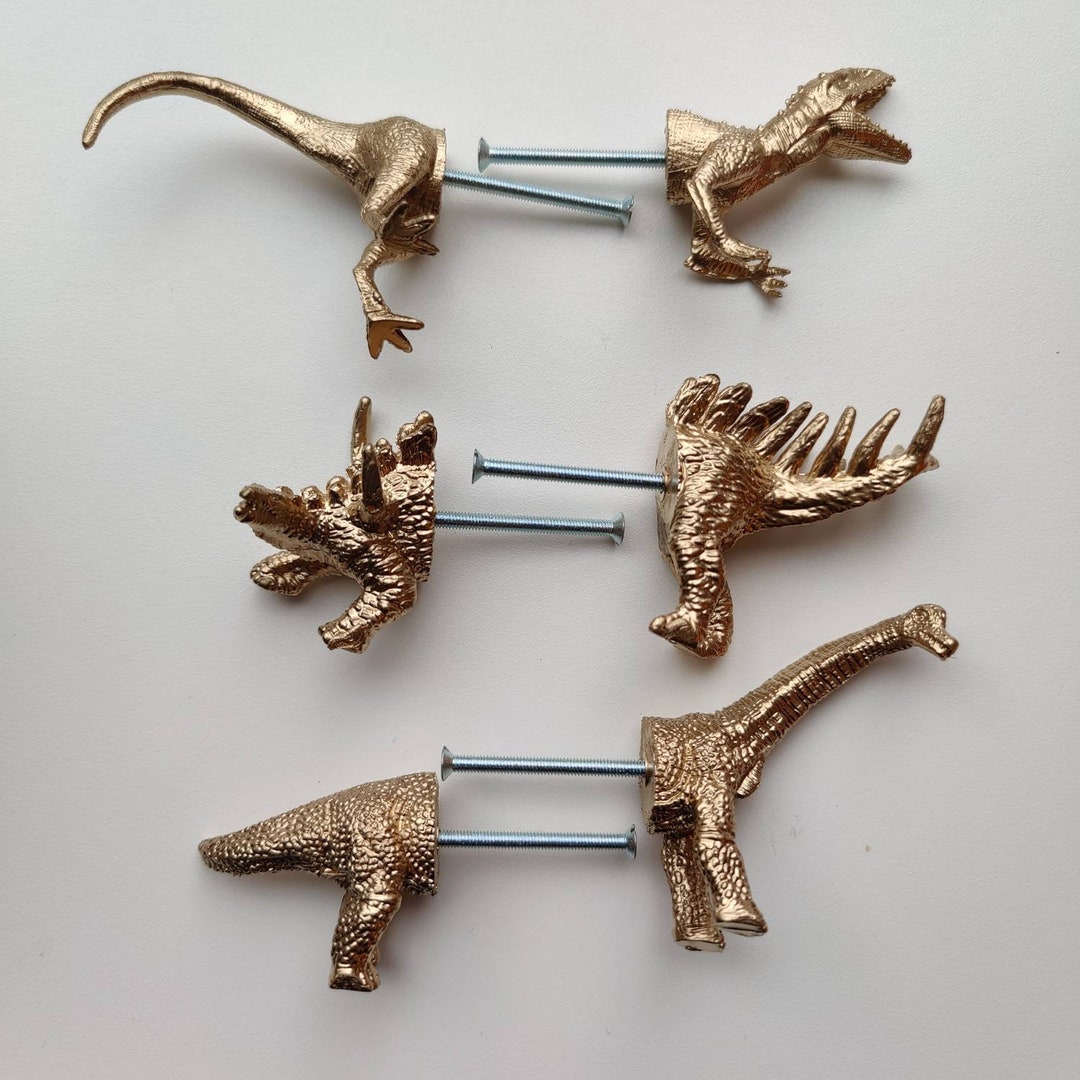 Complete Dinosaur Drawer Knob Set - Etsy