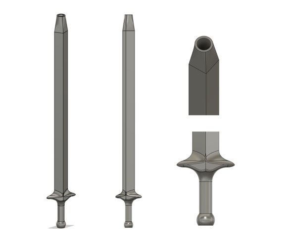 Pen Sword Model for Standard Bic Pen Filling DIGITAL DOWNLOAD - Etsy