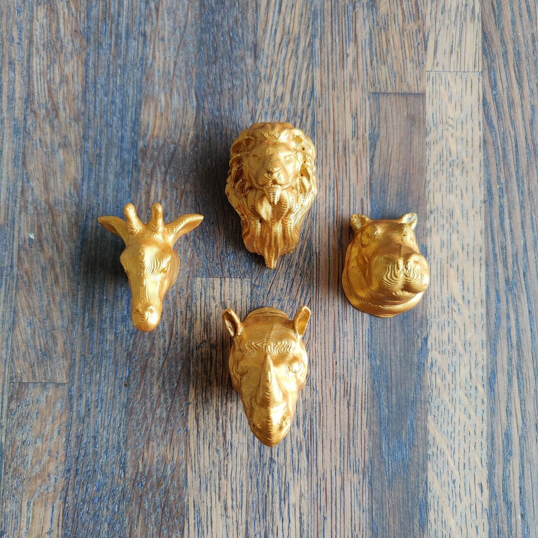 Safari Animals Drawer Knob Set or Singles - Etsy