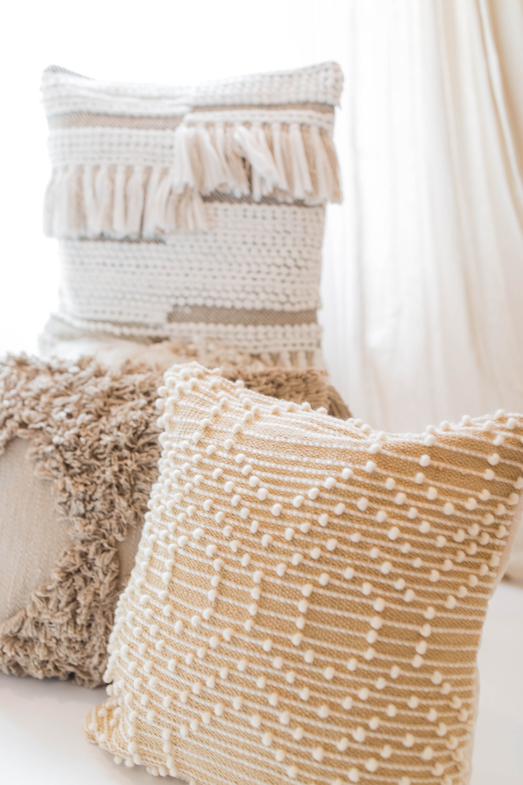 Bohemian Pillow Cover handwoven Pillow Cushion boho Pillow - Etsy