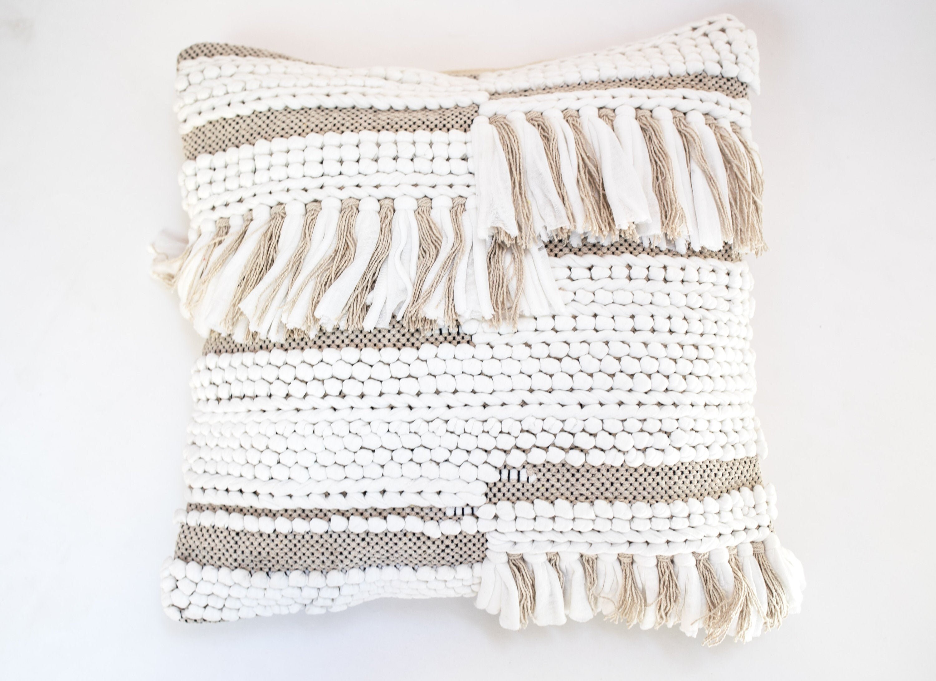 Bohemian Pillow Cover handwoven Pillow Cushion boho Pillow - Etsy