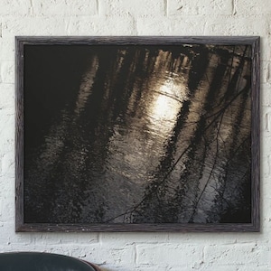 Creepy Water Reflection LANDSCAPE POSTER Archival Paper - Etsy