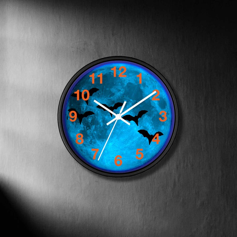 Halloween Clock - Etsy