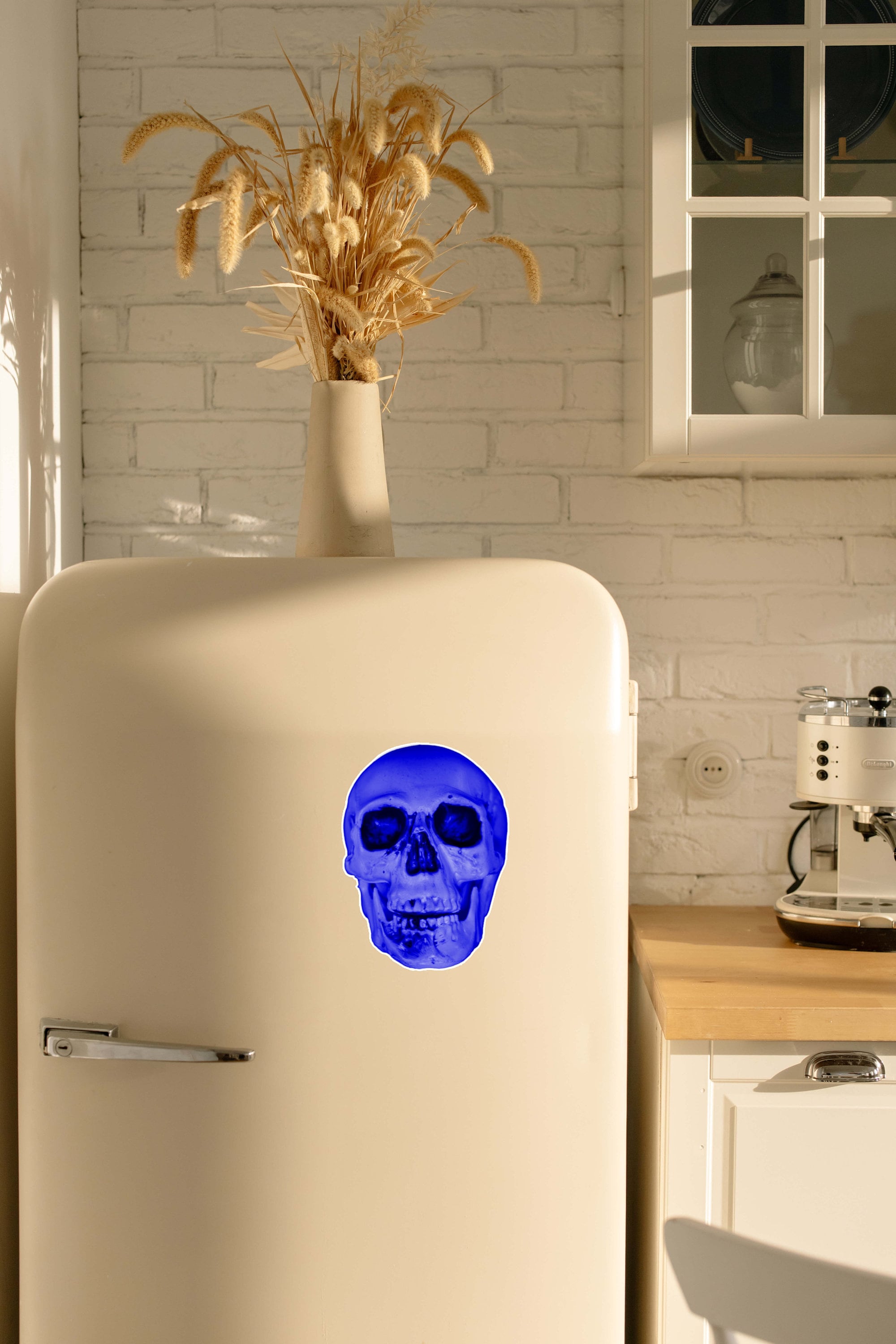 Purple Skull Sticker Waterproof Decal for Tumbler Creepy Horror Gift ...