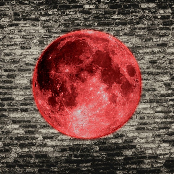 Moon Wall Decal - Etsy