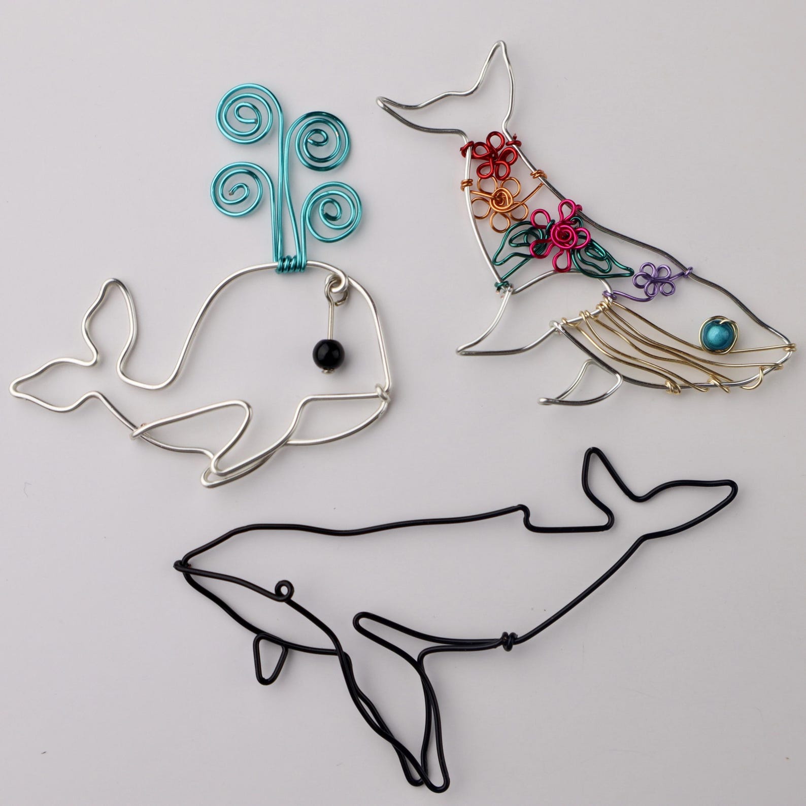 Printable Whale Pendant Templates Wire Jewelry Pattern PDF Download - Etsy