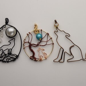 Printable Wolf Pendant Templates Wire Jewelry Making Pattern - Etsy