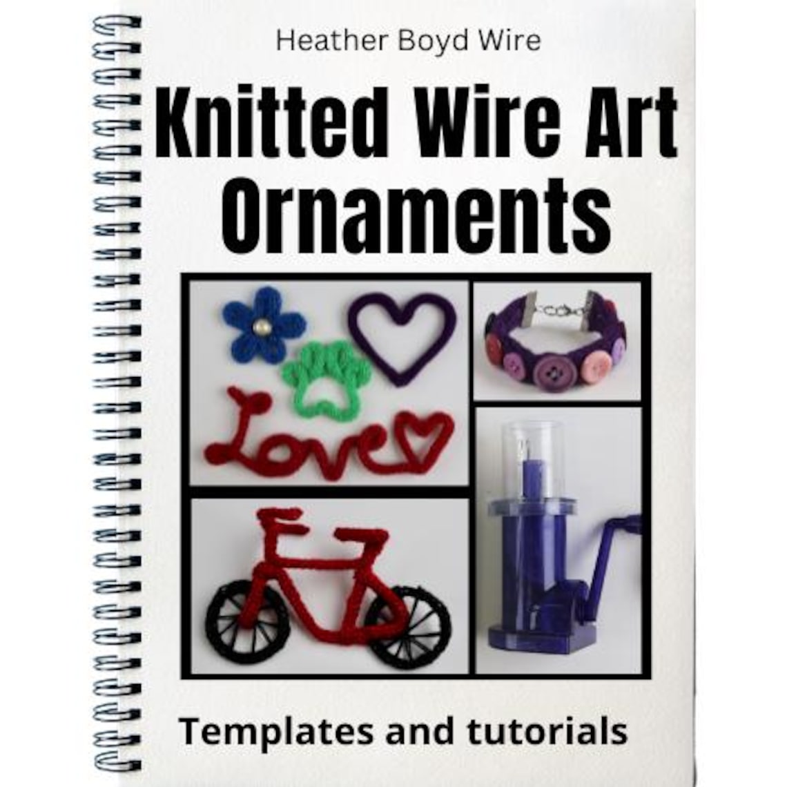 Knitted Wire Art Ornaments Patterns Knitting Mill I-cord Templates and ...