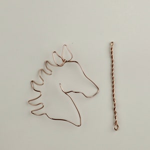 Printable Horse Brooch Templates Wire Jewelry Making Pattern PDF ...