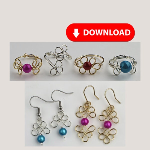 Printable Templates for Wire Spiral Components - Etsy Canada