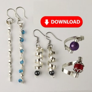Printable Flat Wire Jewelry Templates PDF Download Pattern - Etsy