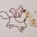Printable Squirrel Pendant Templates Wire Jewelry Making Pattern - Etsy