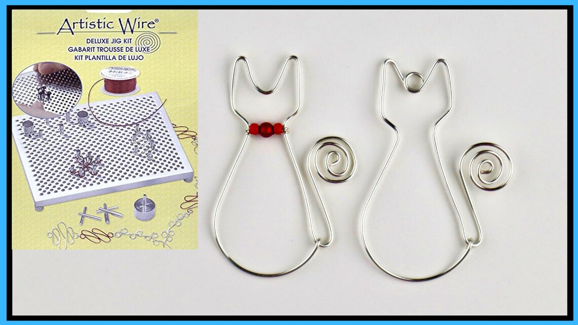 Printable Cat Glasses Holder Template Artistic Wire Deluxe Jig Kit ...