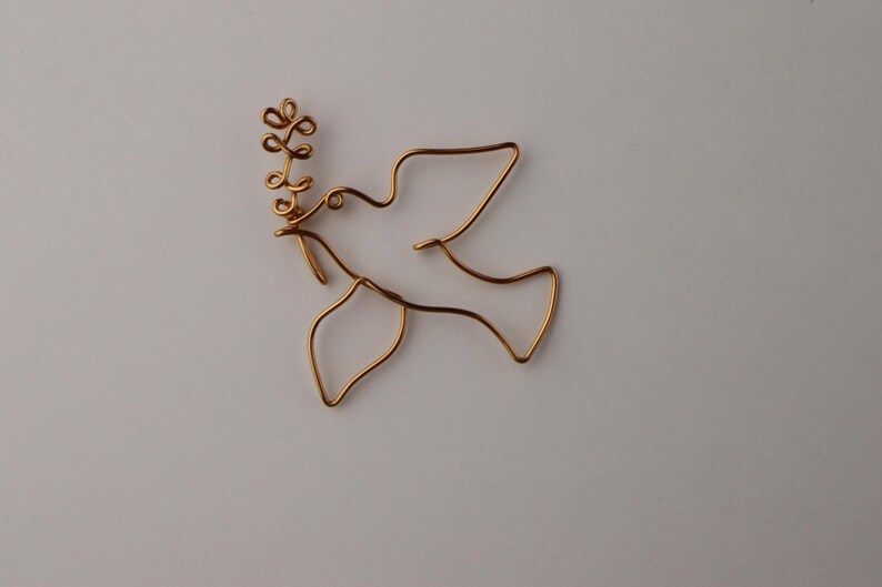 Printable Peace Dove Wire Templates Wire Jewelry Patterns - Etsy