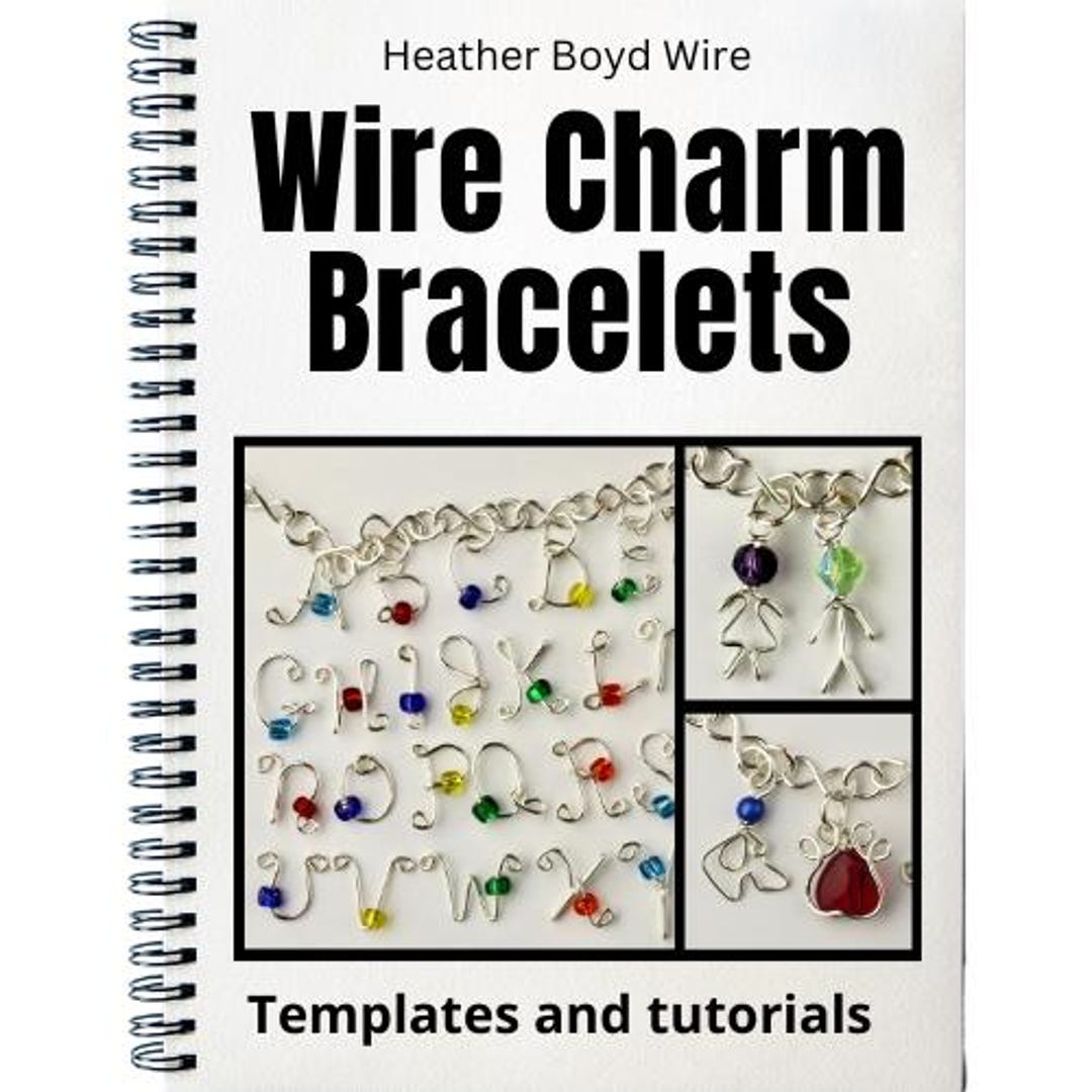 Charm Bracelet Making Templates Ebook // Wire Jewelry Tutorial PDF ...