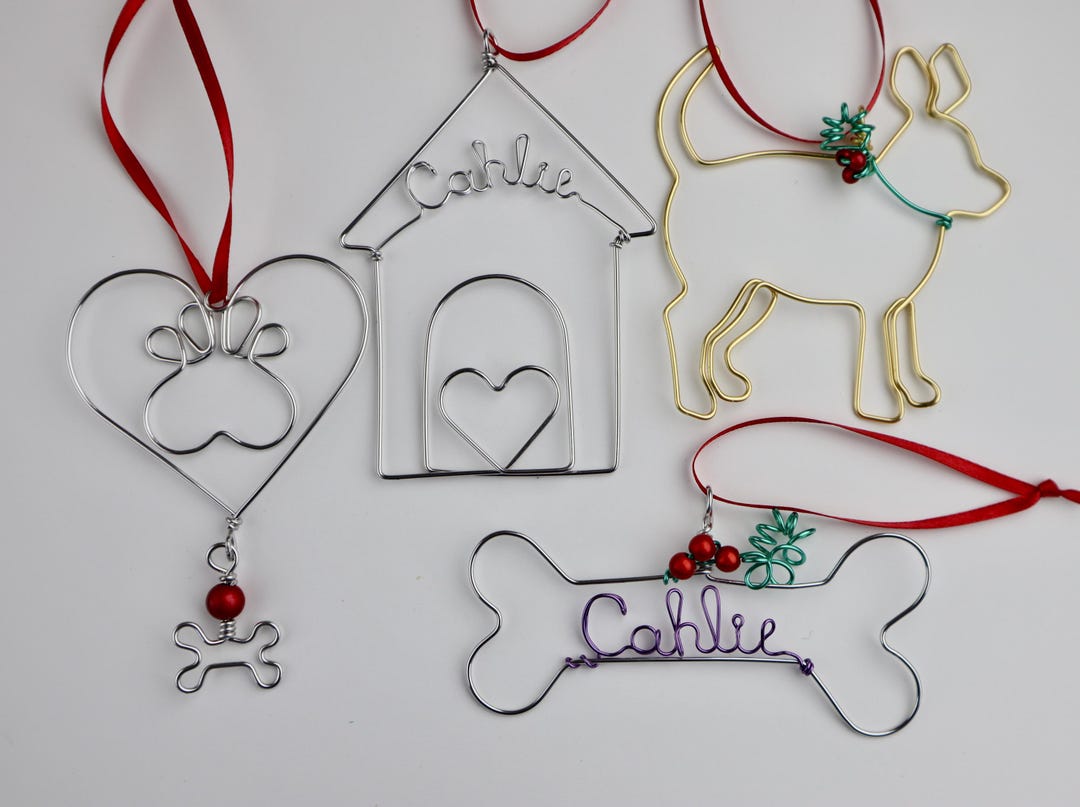 Printable Dog Ornament Templates Wire Jewelry Making Pattern - Etsy