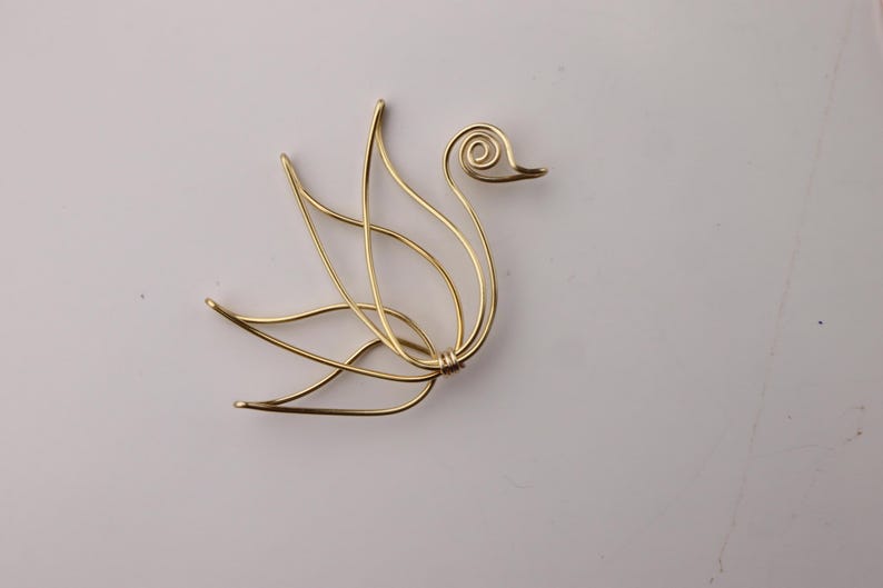 Printable Swan Pendant Templates Wire Jewelry Pattern PDF Download - Etsy
