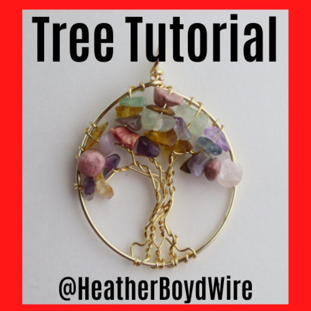 Tutorial: Twisted Wire Tree of Life With Semi Precious Stones - Etsy