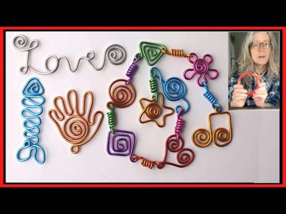 Printable Templates for Wire Spiral Links Components // Digital ...