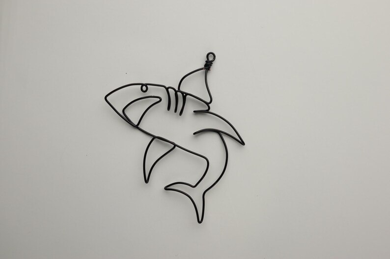 Printable Shark Pendant Templates Wire Jewelry Making Pattern PDF ...