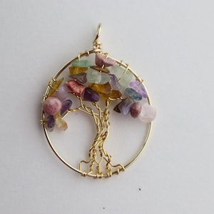 Tutorial: Twisted Wire Tree of Life With Semi-precious Stones Wire Art ...