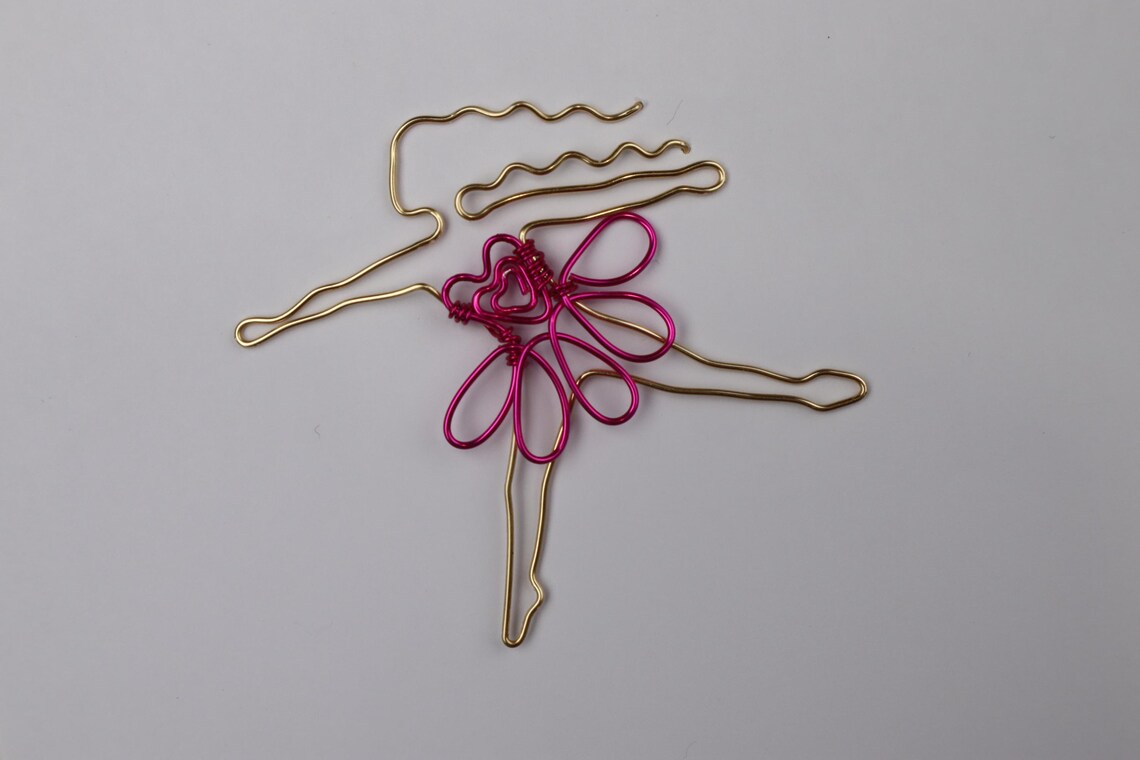 Printable Wire Ballet Dancer Pattern Template Youtube Tutorial PDF ...