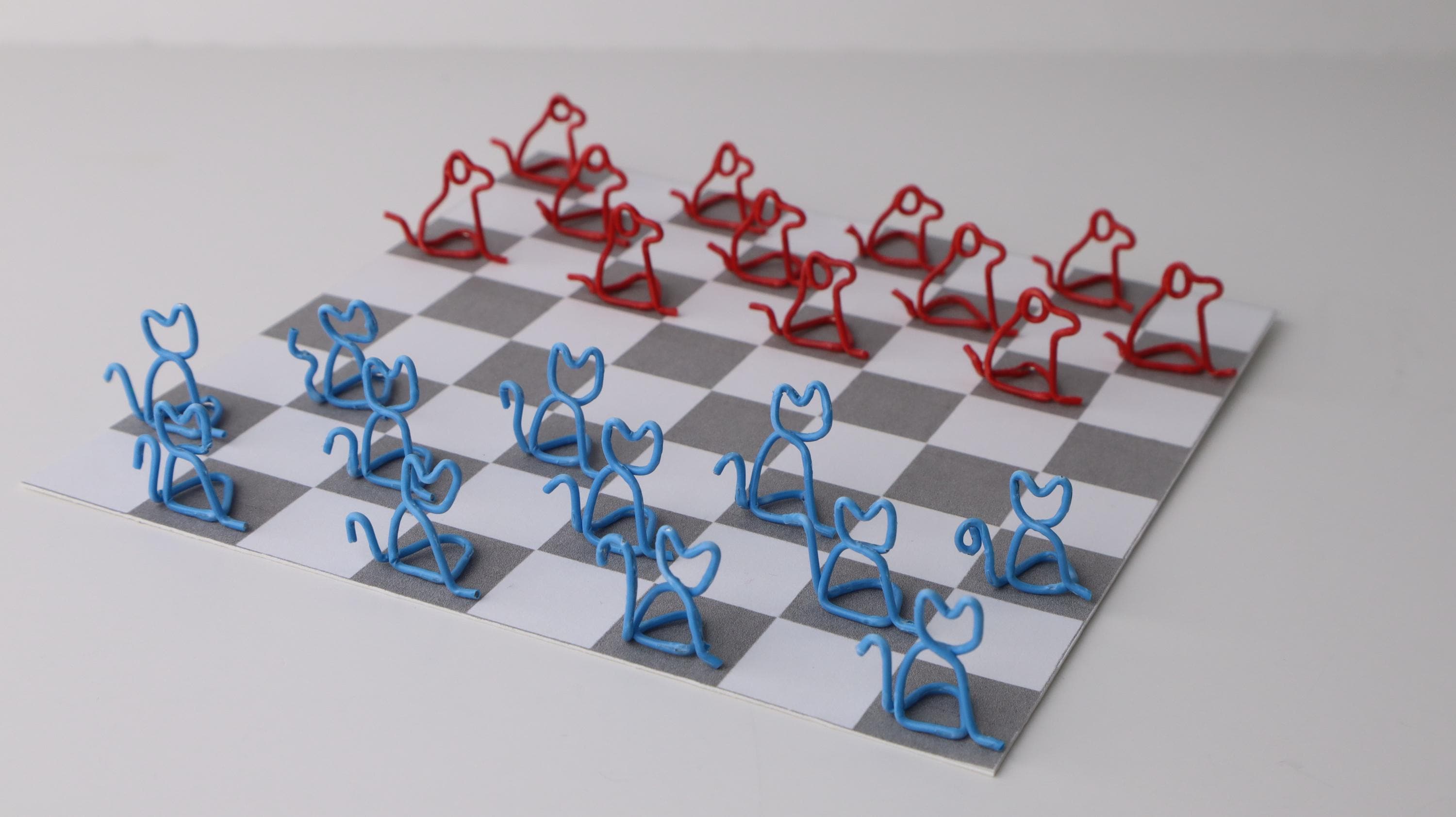 Printable Chess Set Template Wire Art Pattern - Etsy Canada