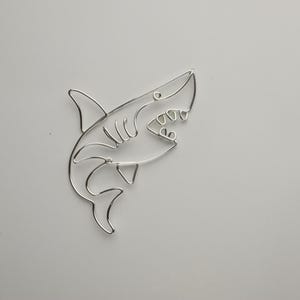 Printable Shark Pendant Templates Wire Jewelry Making Pattern PDF ...