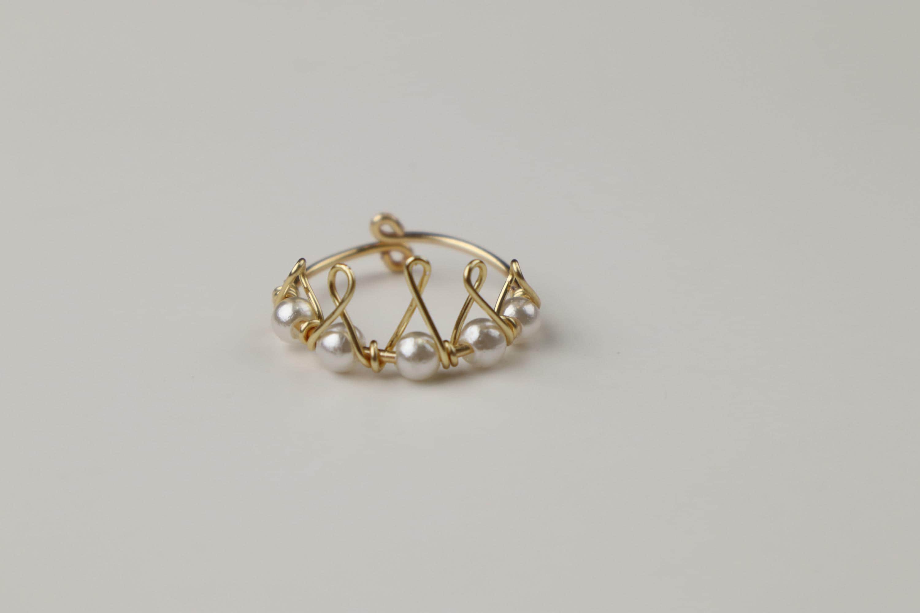 Printable Wire Crown Ring Templates Wire Jewelry Making Pattern PDF ...