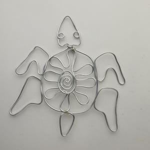 Printable Turtle Sun Catcher Template Wire Art Pattern - Etsy