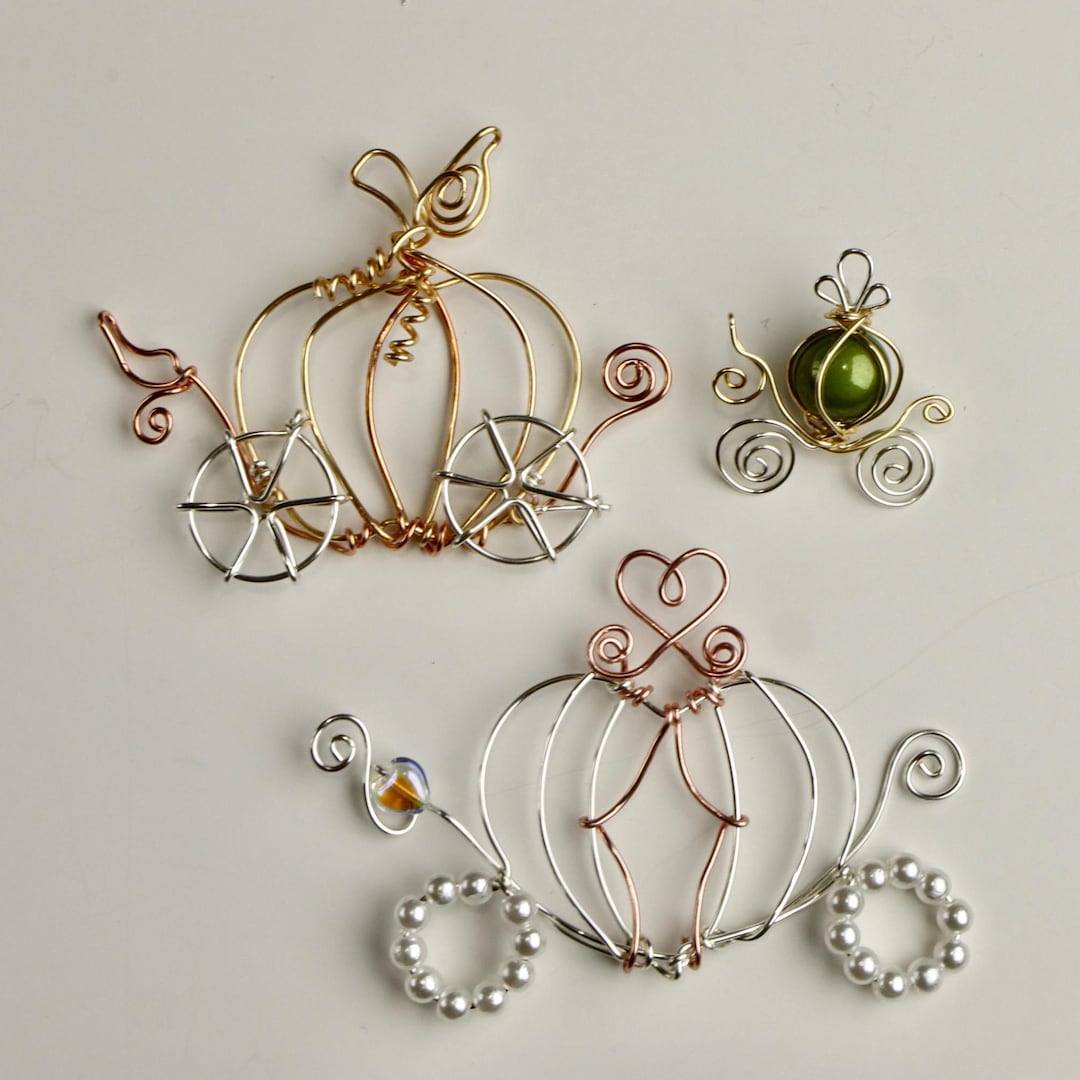 Printable Cinderella Coach Templates Wire Jewelry Pattern PDF Download ...